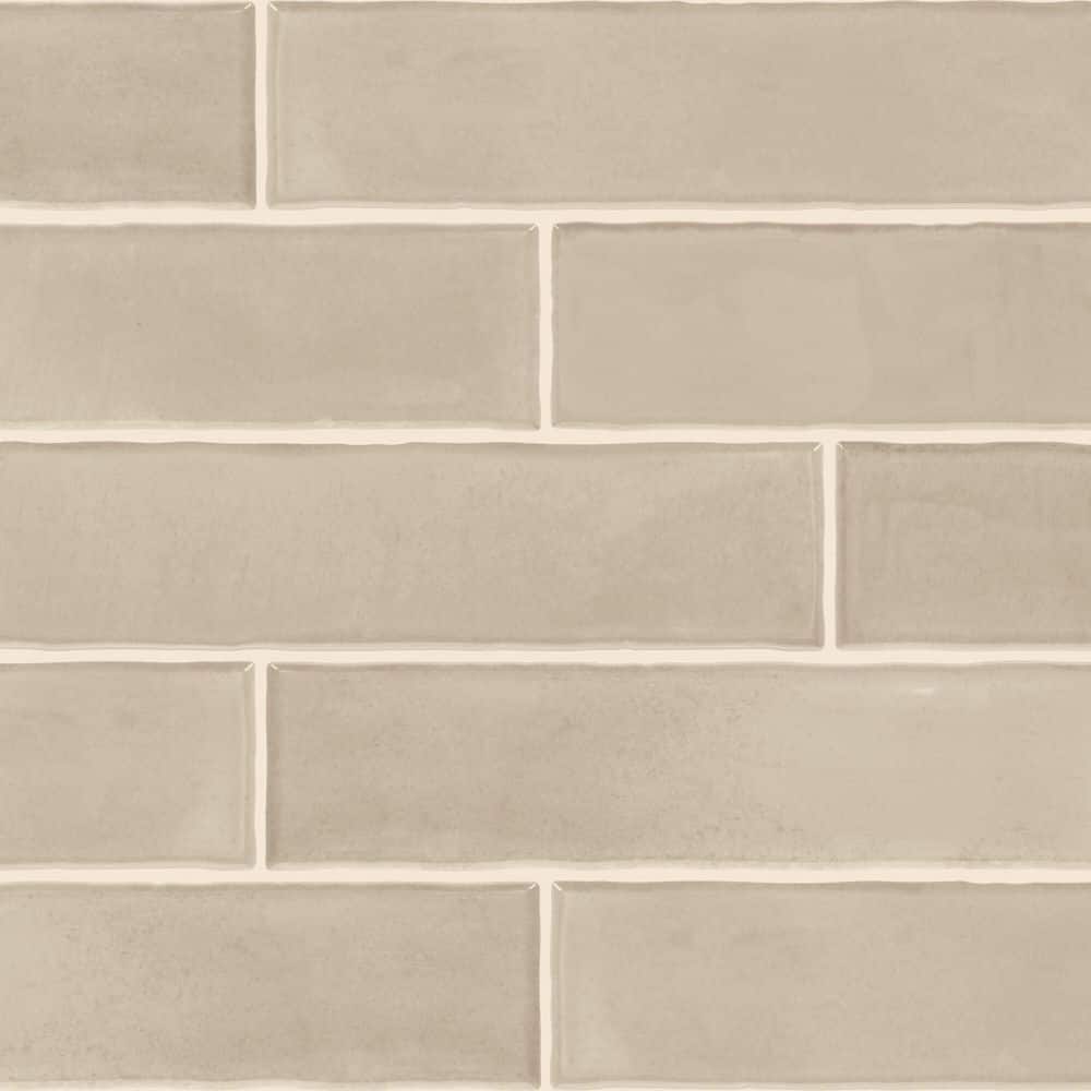 Reviews for Daltile LuxeCraft Almond 3 in. x 12 in. Glossy Ceramic Wall ...