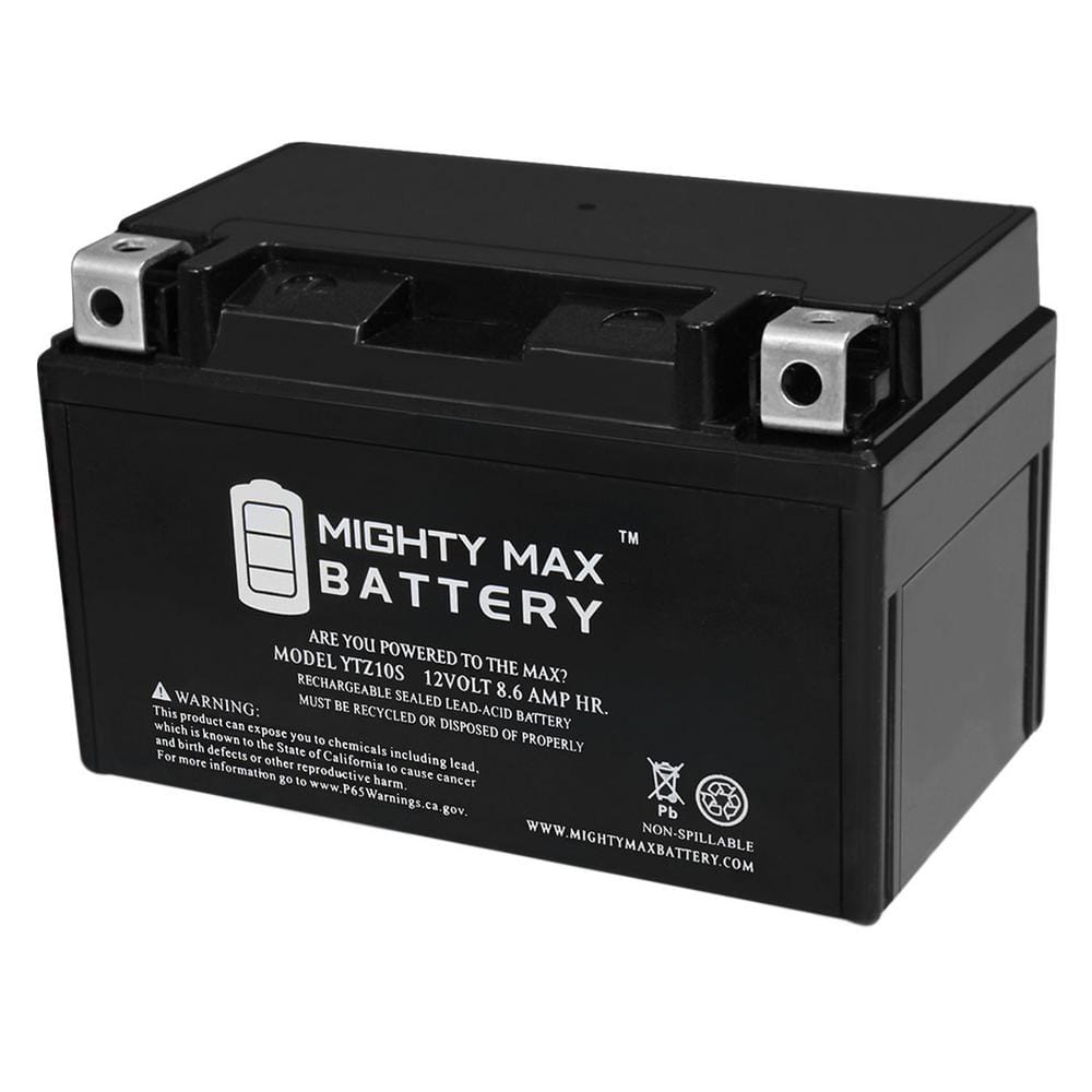 MIGHTY MAX BATTERY YTZ10S 12V 8.6AH Battery for Kawasaki 650 Vulcan S ...