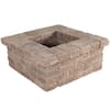 Pavestone RumbleStone 42 in. x 17.5 in. x 42 in. Square Concrete ...