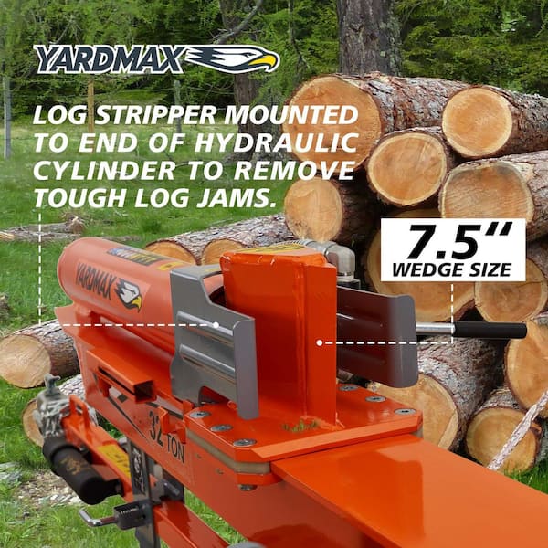 Yardmax gas log splitter store