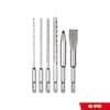 Milwaukee 4-Cutter SDS-Plus Carbide Drill Bits with Flat and Bull Point ...