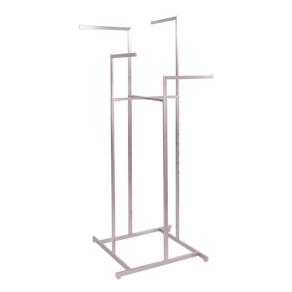 Econoco Chrome Metal Clothes Rack 33 in. W x 71 in. H BQ4W - The Home Depot