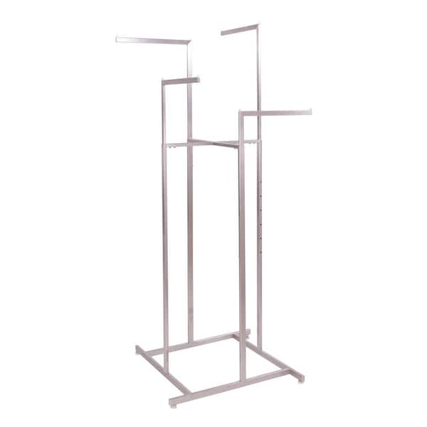 Econoco Chrome Metal Clothes Rack 33 in. W x 71 in. H BQ4W - The Home Depot