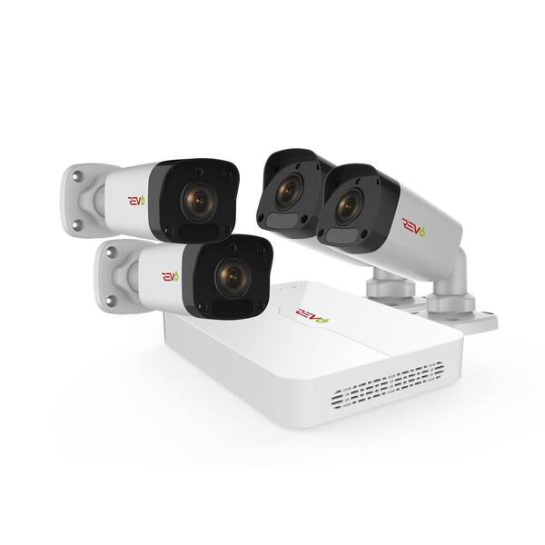 Revo Ultra HD 4-Channel 1TB NVR Surveillance System with 4 2 Megapixel ...