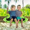 Alpulon 40 in. Flying Saucer Tree Web Swing Green Sling Porch Swing ...