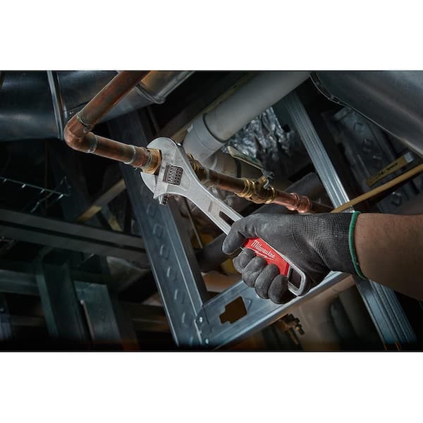 Milwaukee 12 in. Adjustable Wrench 48-22-7412 - The Home Depot