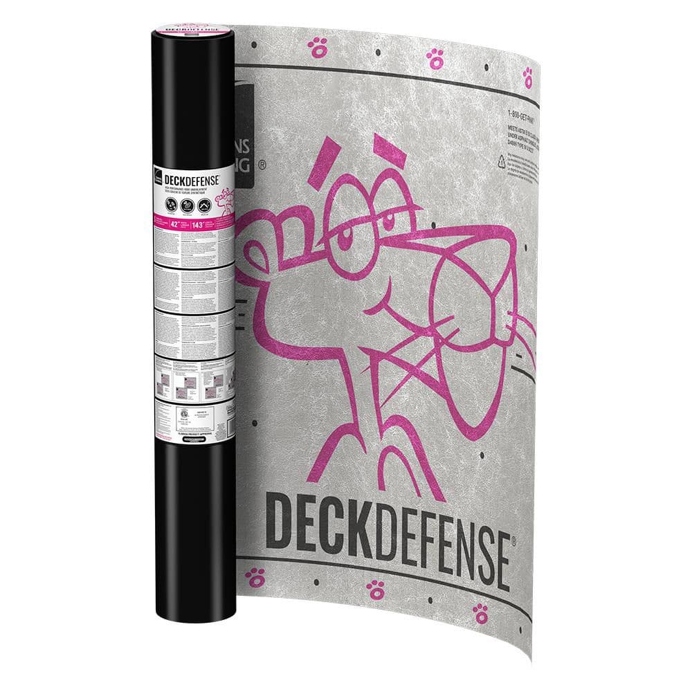 Owens Corning Deck Defense 42 in. x 143 ft. Waterproof Synthetic Roof ...