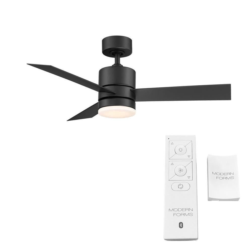 Buy Axis 44 in. Matte Black LED Indoor/Outdoor 3-Blade Smart Down Rod ...