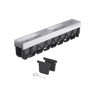 RELN Storm Pro 100 Series 6 in. x 40 in. Heavy-Duty Channel Drain with ...