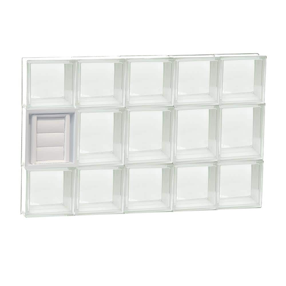 Clearly Secure 28.75 in. x 19.25 in. x 3.125 in. Frameless Clear Glass ...