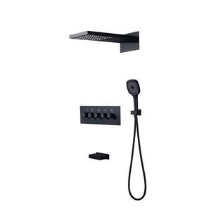 Tomfaucet Thermostatic Single Handle 3-Spray Patterns Shower Faucet 4. ...