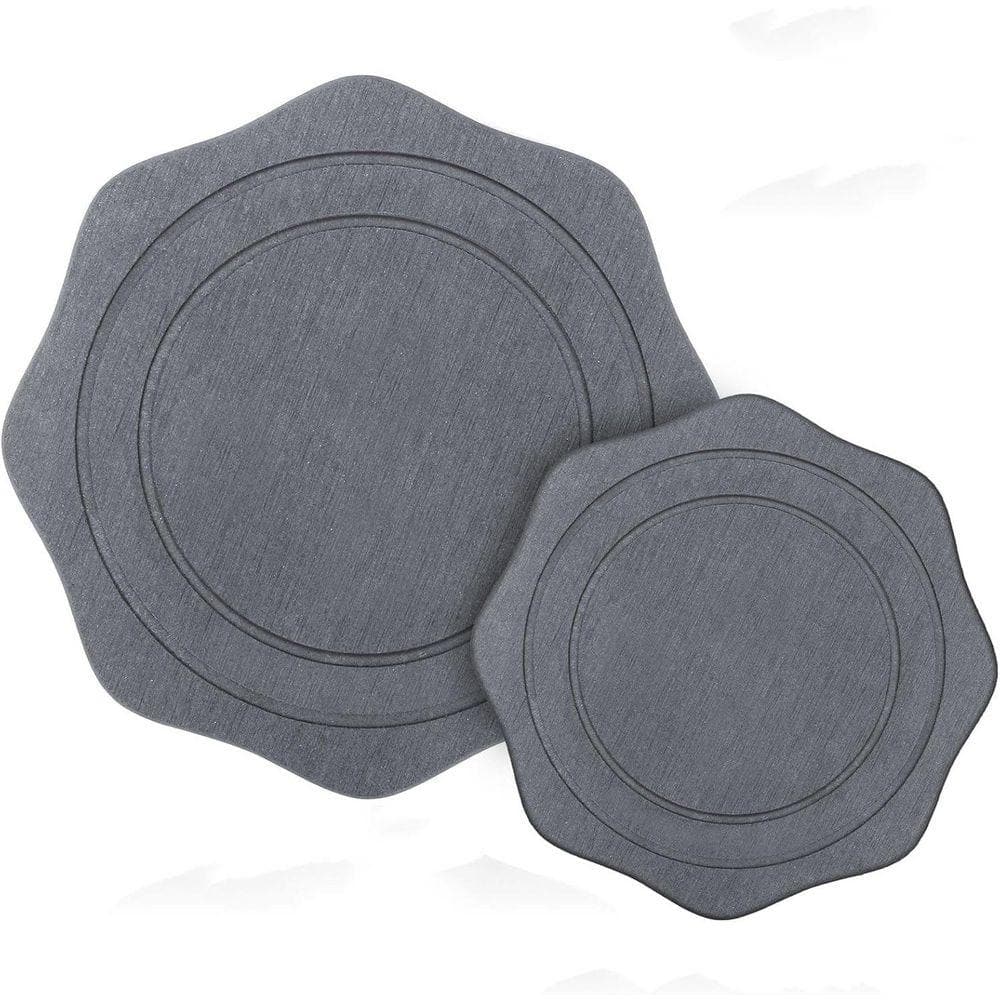 2 Packs Stone Plant Saucer No Holes YNLIN381 - The Home Depot