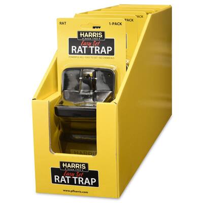 Harris Reusable Plastic Rat Trap (2 Pack) 2PRT-1