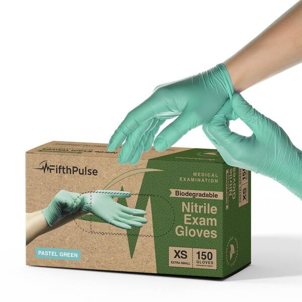 FifthPulse Extra Small - Biodegradable Nitrile Gloves, Powder Free and ... FifthPulse Extra Small - Biodegradable Nitrile Gloves, Powder Free and ...