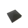 FORTRESS Athens Black Polymer Pressed Dome Fence Post Cap for 2x2 in ...