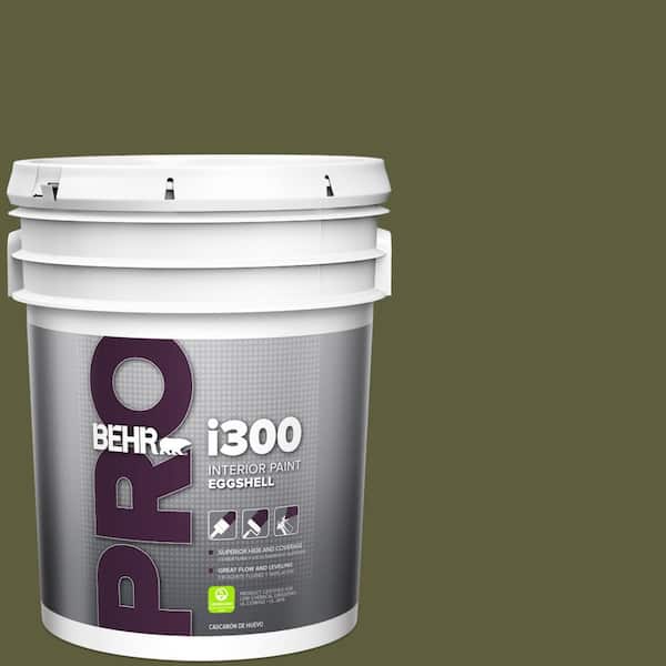 BEHR PRO 5 gal. #PPU9-25 Eastern Bamboo Eggshell Interior Paint PR33305 ...