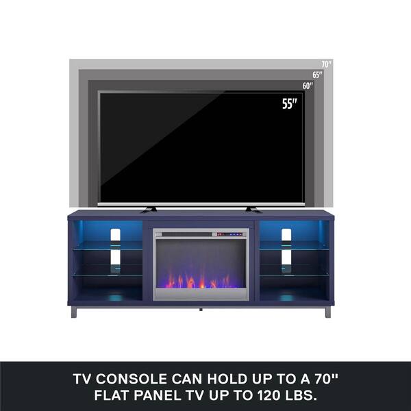 Ameriwood lumina fireplace tv stand for tvs up to store