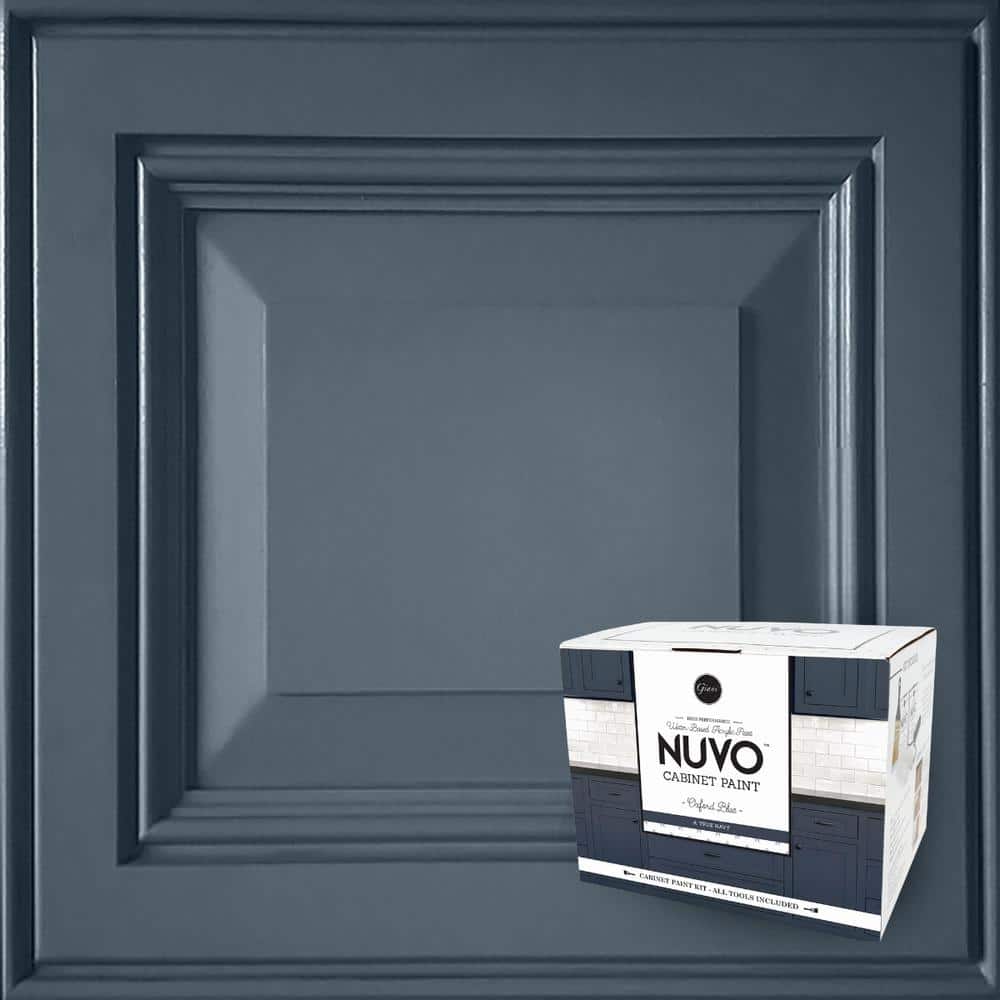 NuVo 2-qt. Oxford Blue Cabinet Paint Kit FG-NU BLUE KIT R - The Home Depot
