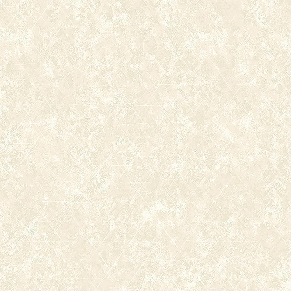 Advantage Jessica Cream Geometric Paper Strippable Wallpaper (Covers 57 ...