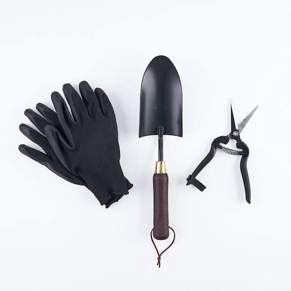 3-Piece Garden Tool Set, Plants Tool Set, Stainless Steel Starter Kit ...