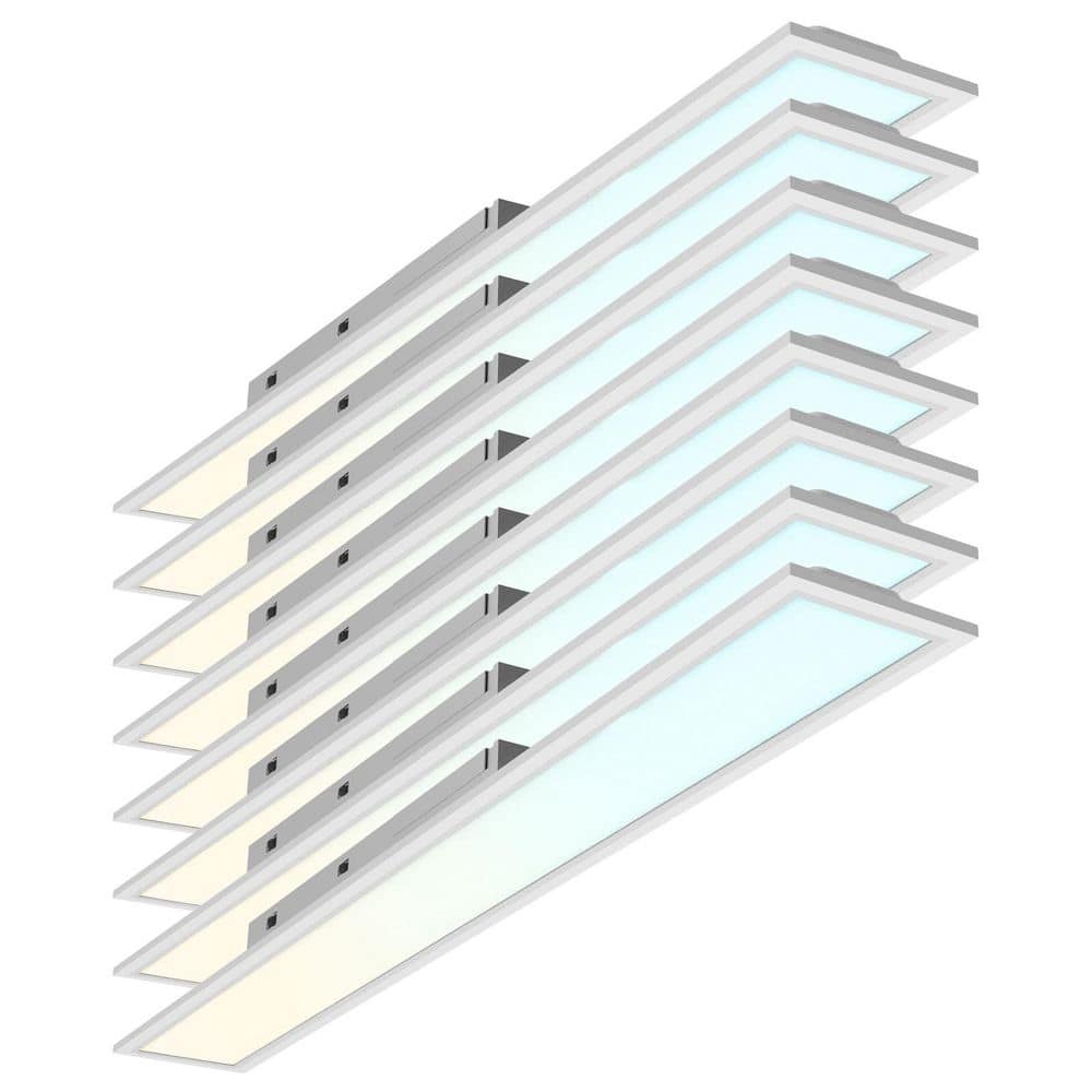 LUXRITE 6 x 4 ft. Integrated LED Recessed Backlit Panel 18W/28W/40W ...