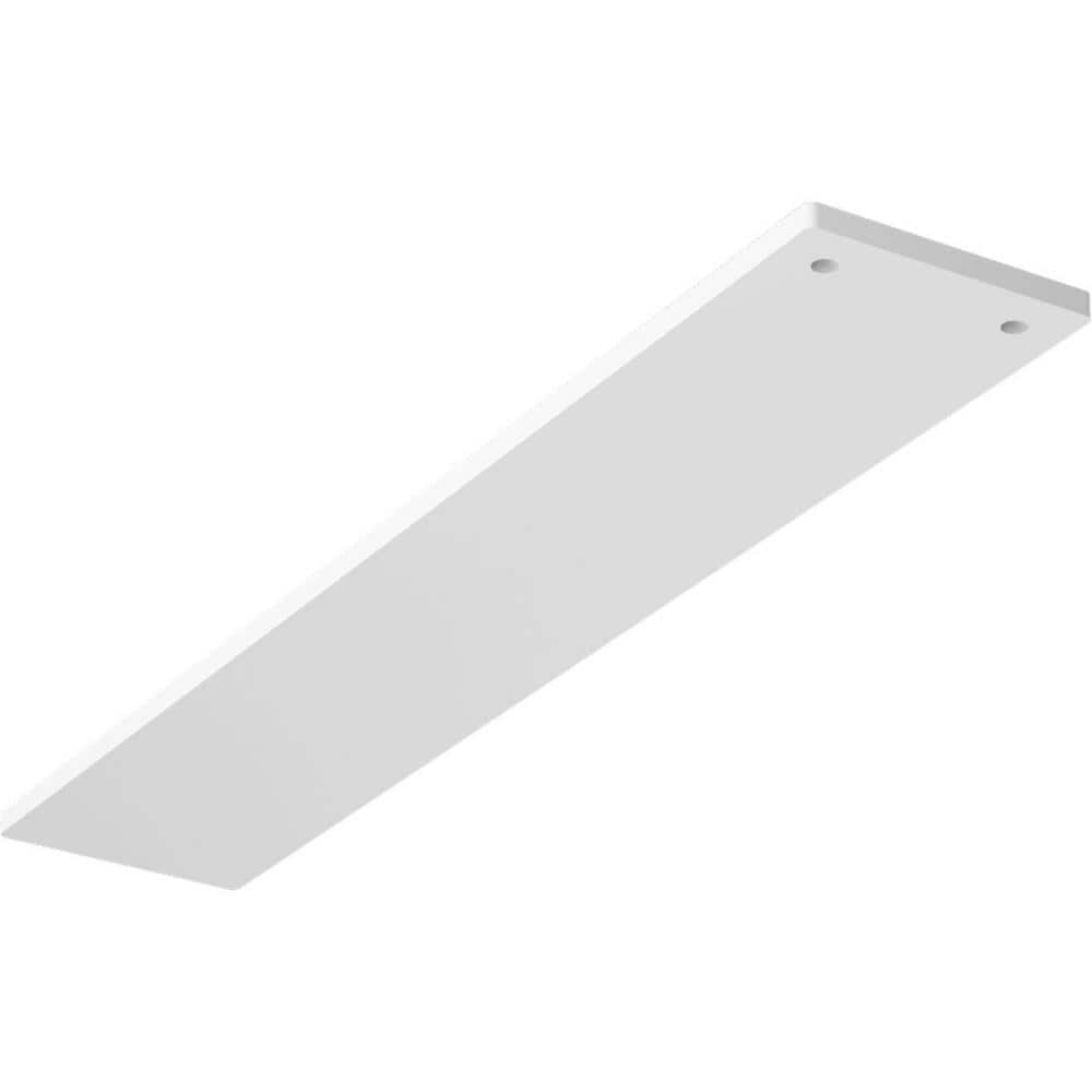 Ekena Millwork 3 in. x 0.25 in. x 16 in. Steel White Primer Logan ...