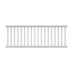 Weatherables Naples 3 ft. H x 8 ft. W White Vinyl Railing Kit CWR-R36-E8