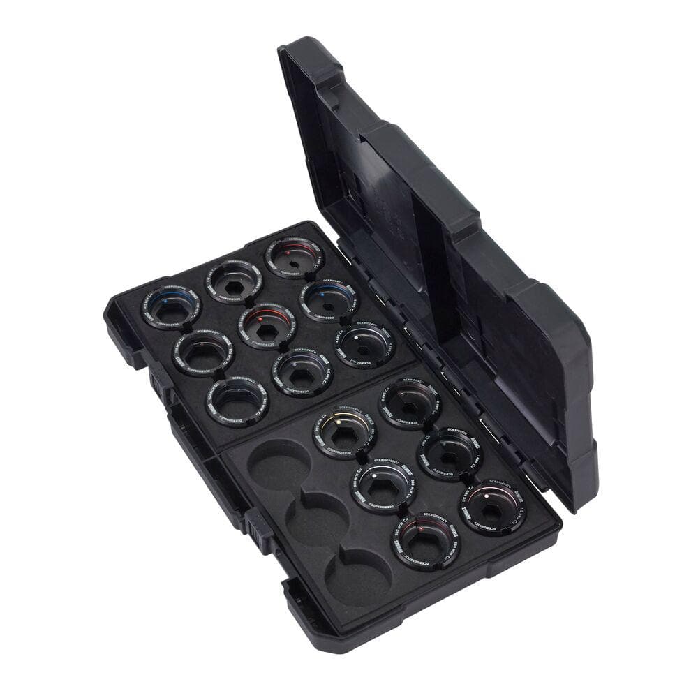 DEWALT #8 - 600 MCM Copper Crimping Die Set for DCE310 (15-Piece) with ...