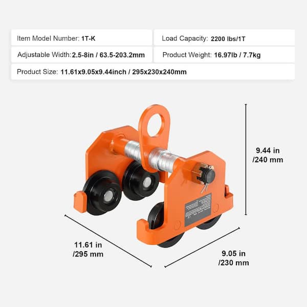 Gantry Beam Trolley Dimensions - The Best Picture Of Beam