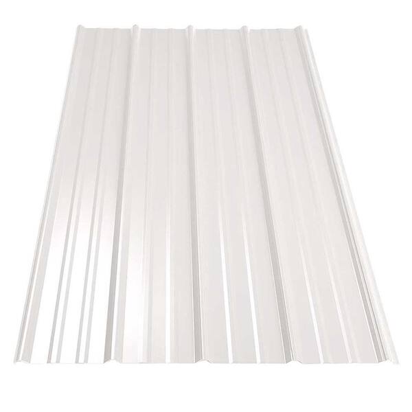 Gibraltar Building Products 12 ft. SM-Rib Galvanized Steel 29-Gauge ...