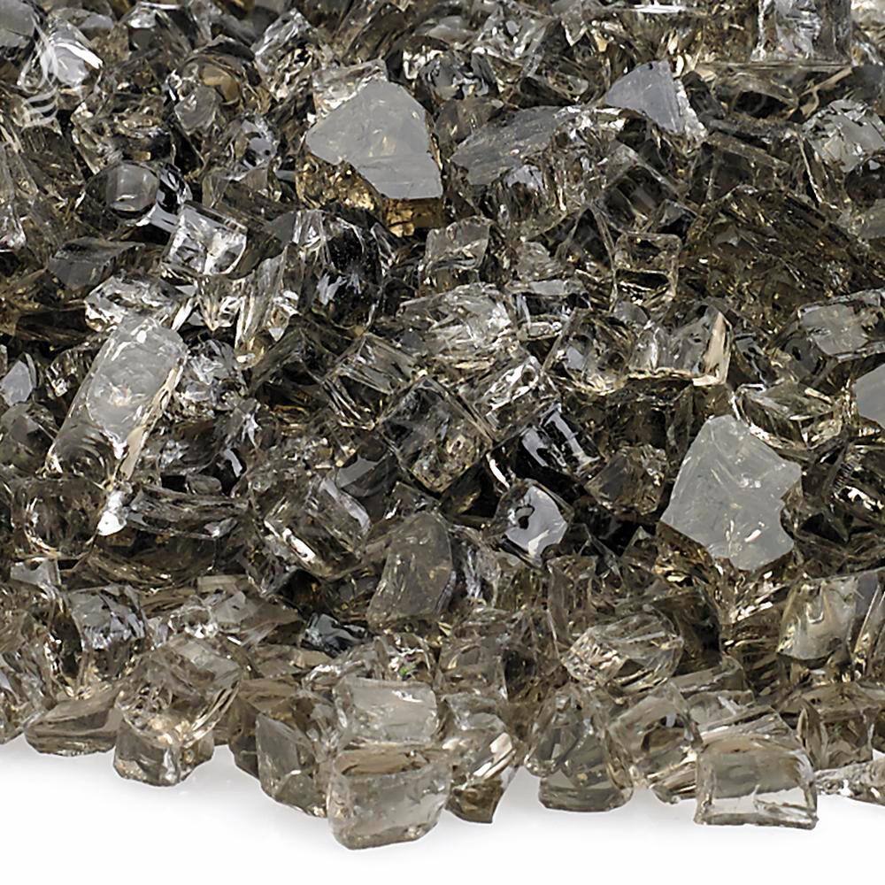 American Fire Glass 1/4 in. Bronze Fire Glass 10 lbs. Bag AFF-BRZ-10 ...