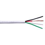 Syston Cable Technology 1,000 ft. 18/4 White Stranded Unshielded CL3R Riser Security Cable-5702 ...