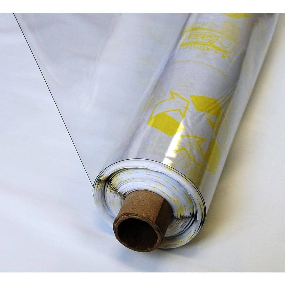 Vinyl-It 4-1/2 ft. x 45 ft. Clear 16 mil Plastic Sheeting 10016 - The ...