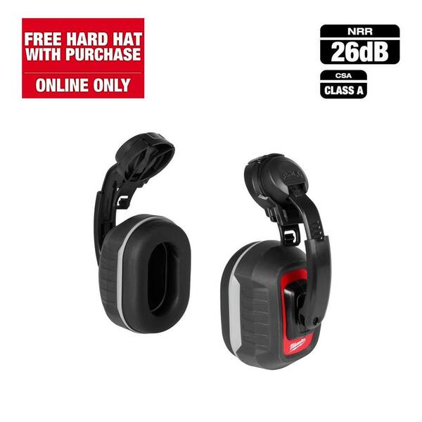 Milwaukee BOLT Earmuffs with Noise Reduction Rating of 26 dB 48-73-3251 ...