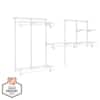 Everbilt 5 ft.- 8 ft. Regular Duty Closet Organizer Kit 90249 - The ...