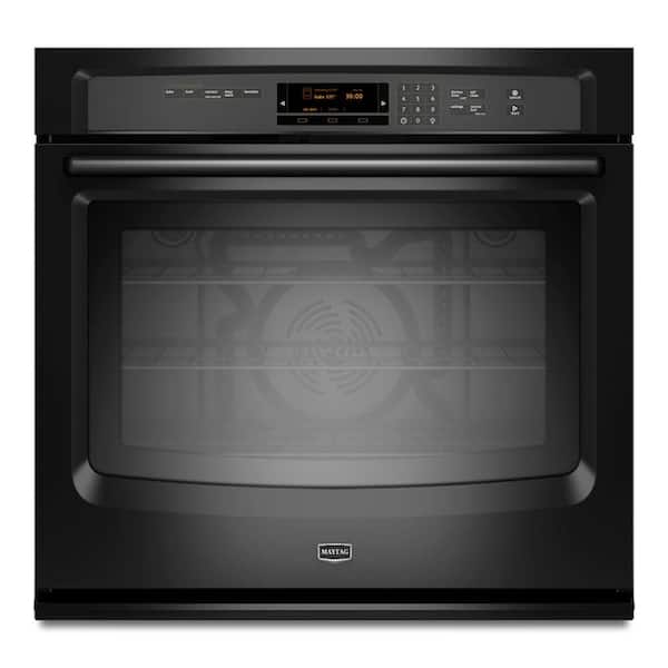 Maytag 27 in. Single Electric Wall Oven Self-Cleaning with Convection ...