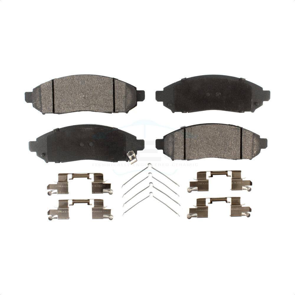 TEC Front Ceramic Disc Brake Pads For Nissan Frontier Pathfinder Xterra ...