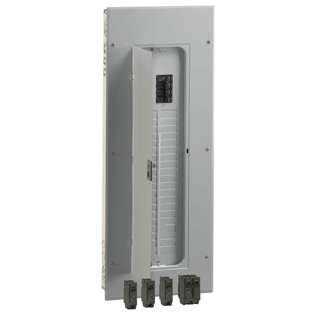 GE 200 Amp 40-Space 80-Circuit Main Breaker Indoor Load Center ...