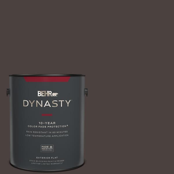 BEHR DYNASTY 1 gal. #PPU5-20 Sweet Molasses Flat Exterior Stain ...
