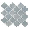 Daltile LuxeCraft Whimsy Gloss 11 in. x 12 in. Glazed Ceramic Arabesque ...