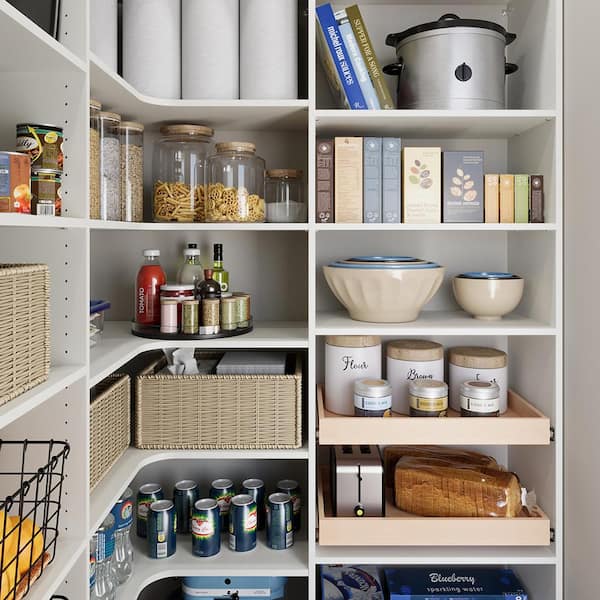 Corner pantry shelving unit store