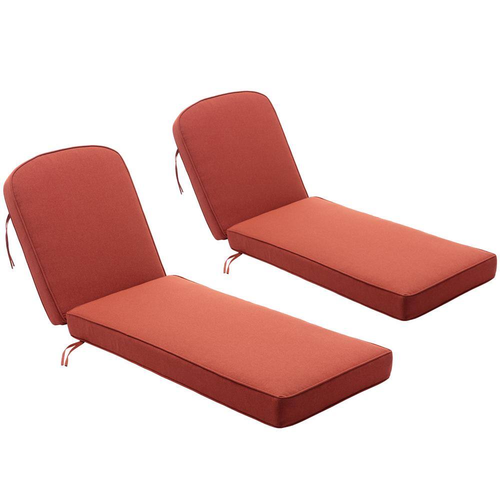 DESwan Pelcha 23 in. W x 75 in. D x 5 in. T 2-Piece Outdoor Chaise ...