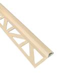 DURAL Durosol Profile 1/2 in. L Angle Textured Ivory Metal Tile Edge ...
