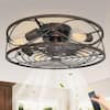 Cedar Hill 20 in. 4-Light Indoor Oil Rubbed Bronze Caged Ceiling Fan ...
