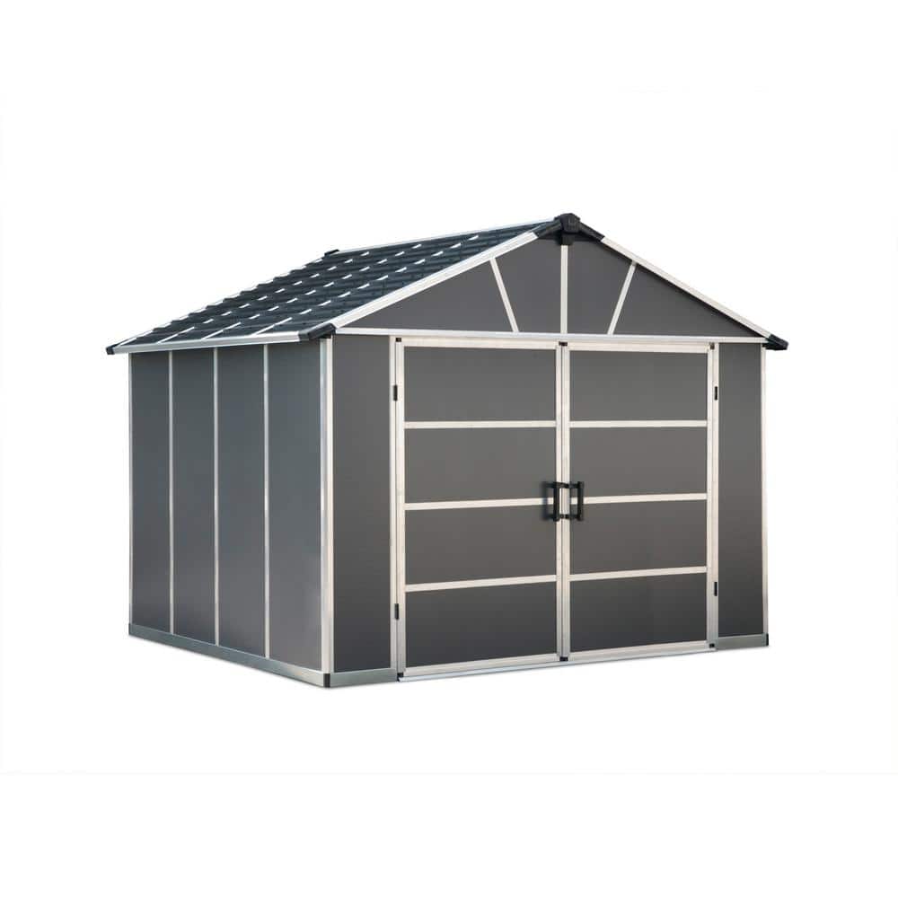 CANOPIA by PALRAM Yukon 11 ft. W x 9 ft. D Resin Plastic Outdoor Garden ...