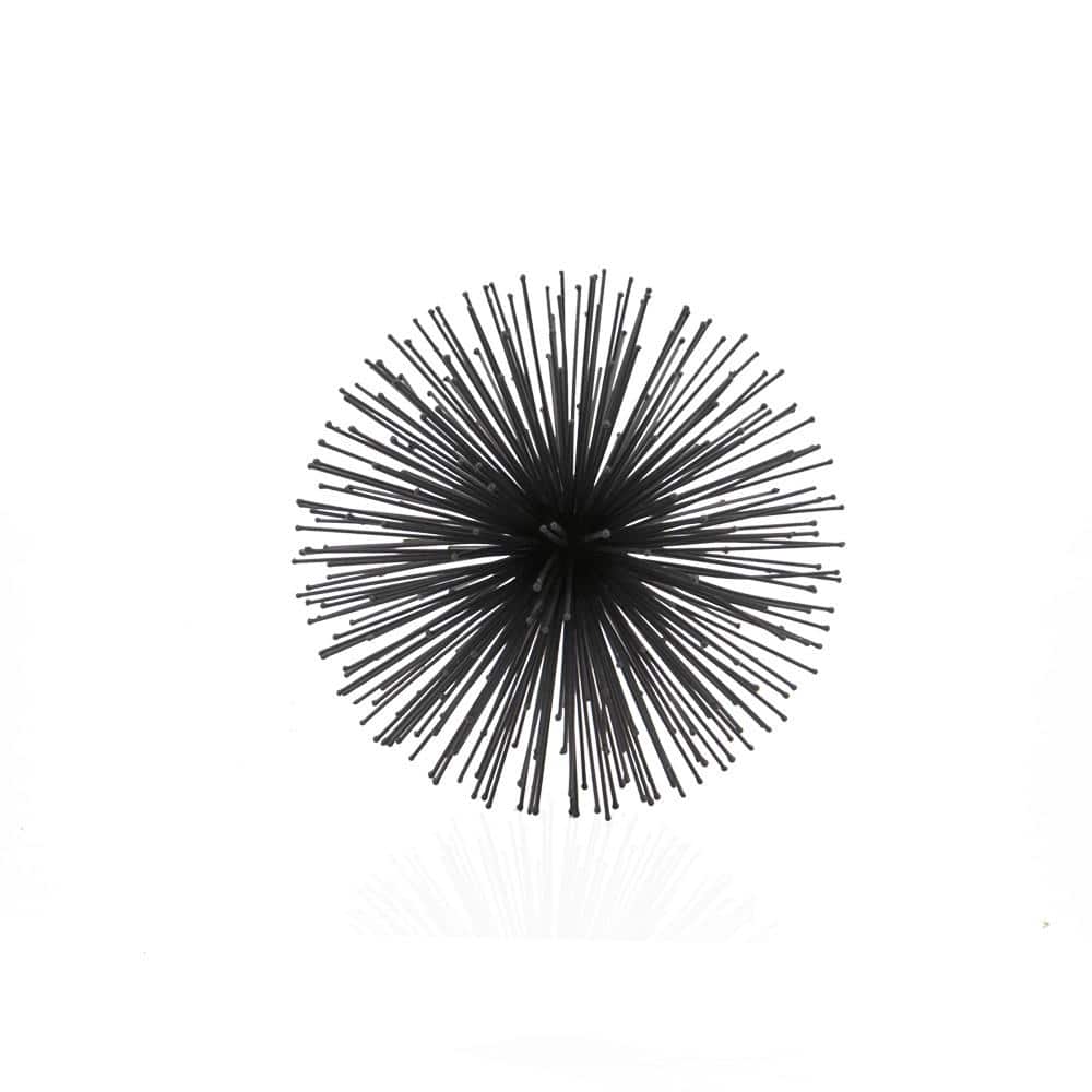 HomeRoots Metal Spiky Sphere Decor 2000480035 - The Home Depot