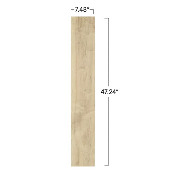 Pergo Outlast+ Buff Weathered Maple 12 mm T x 7.4 in. W Waterproof Laminate Wood Flooring (19.63 ...