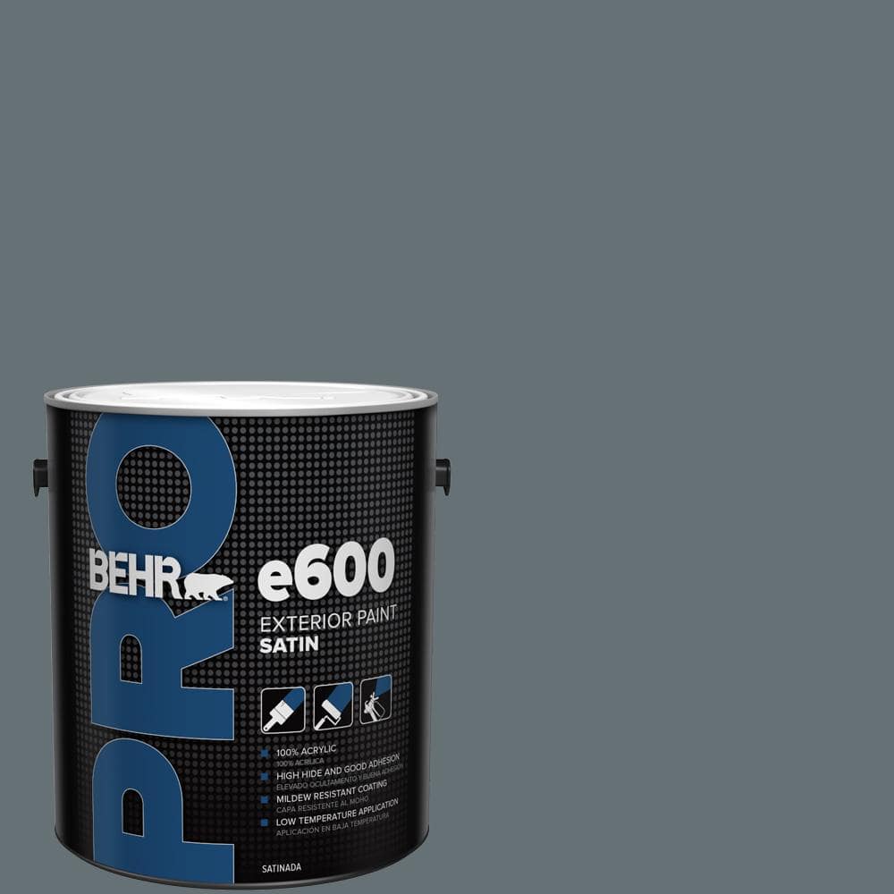 BEHR PRO 1 gal. #740F-5 Myth Satin Exterior Paint PR64301 - The Home Depot