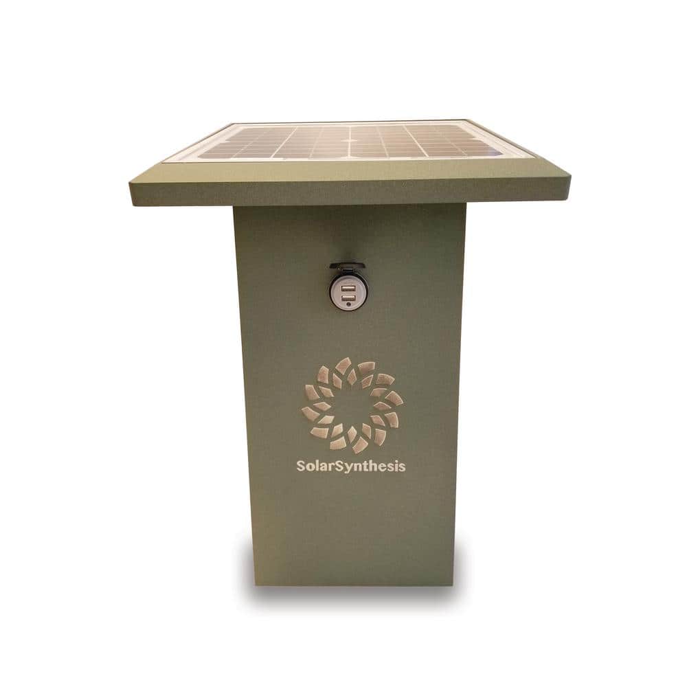 SolarSynthesis SuperCharge35 Green 480-Watt Solar Powered USB Port Plug ...