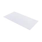OPTIX 23.75 in. x 47.75 in. Clear plastic Ceiling Light Panel 1420083A ...